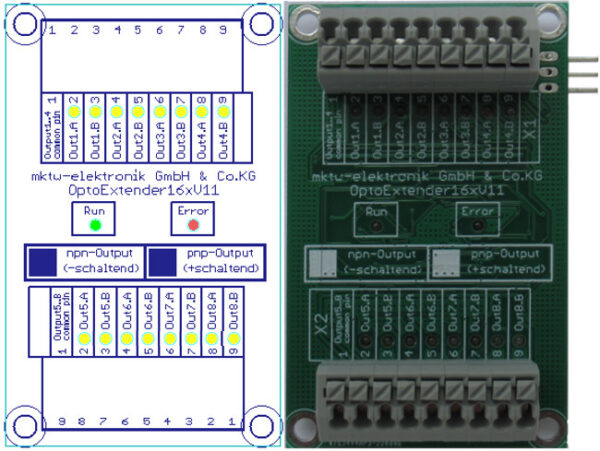 Opto-Extender NPN für 8fach Servo-Decoder - mktw-elektronik GmbH & Co KG